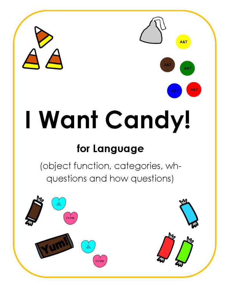 I Want Candy! for Language - Activity Tailor