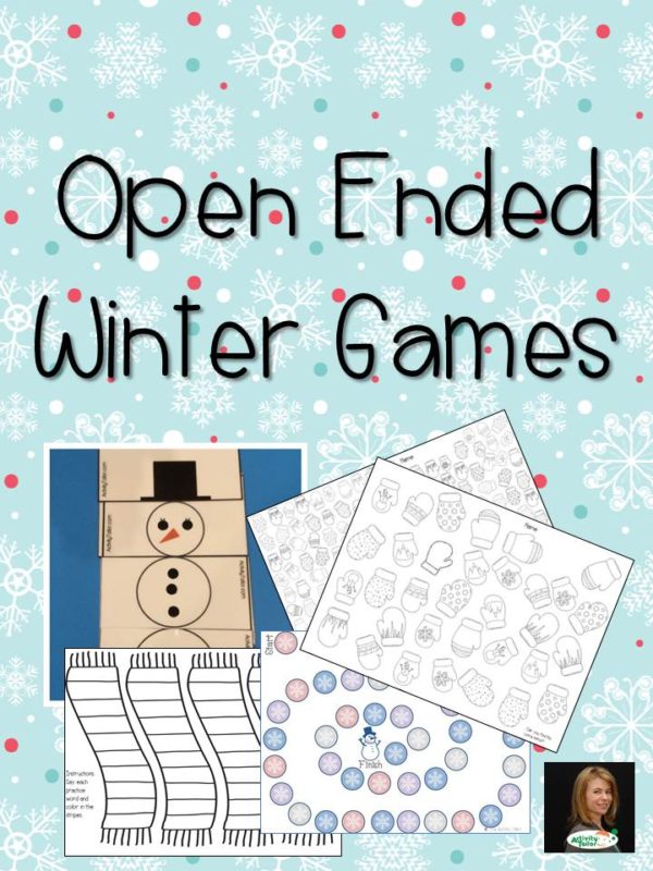 Open Ended Winter Games - Activity Tailor