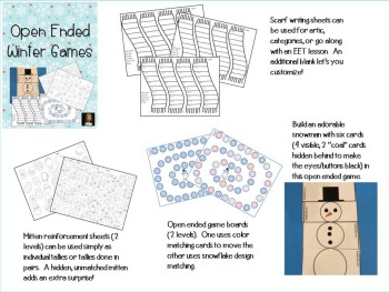 Open Ended Winter Games - Activity Tailor