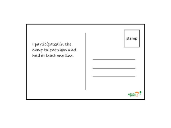 Summer Speech Therapy with Postcards - Activity Tailor