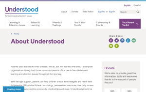 Understood.org - Activity Tailor