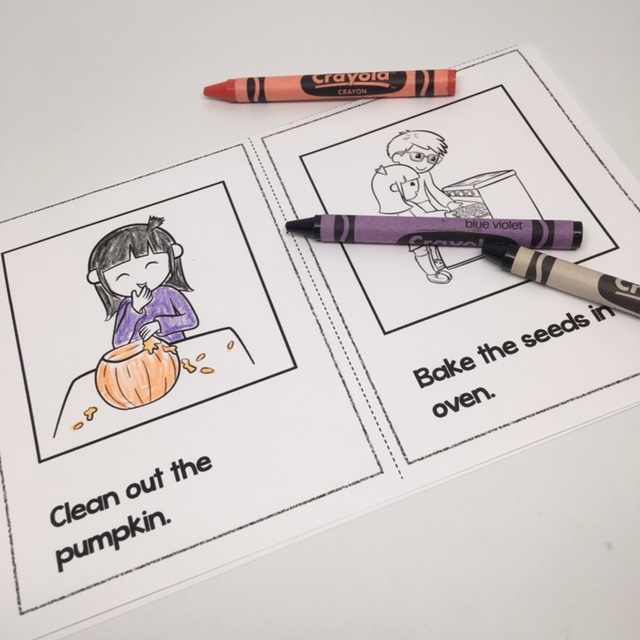 Sequencing Mini-Books for Fall and Winter - Activity Tailor