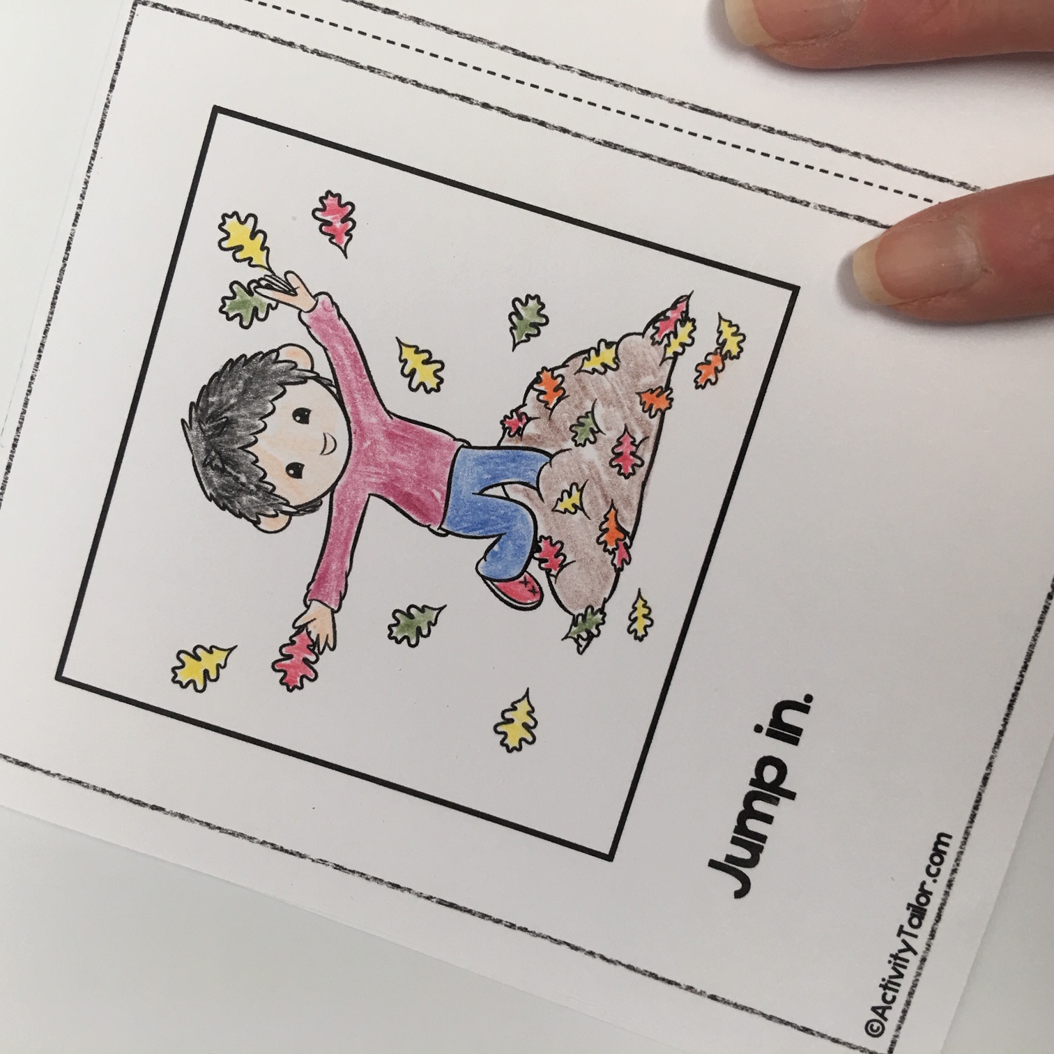 Sequencing Mini-Books for Fall and Winter - Activity Tailor