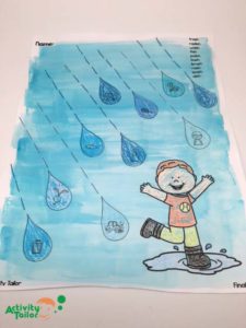 Articulation Raindrops - Activity Tailor