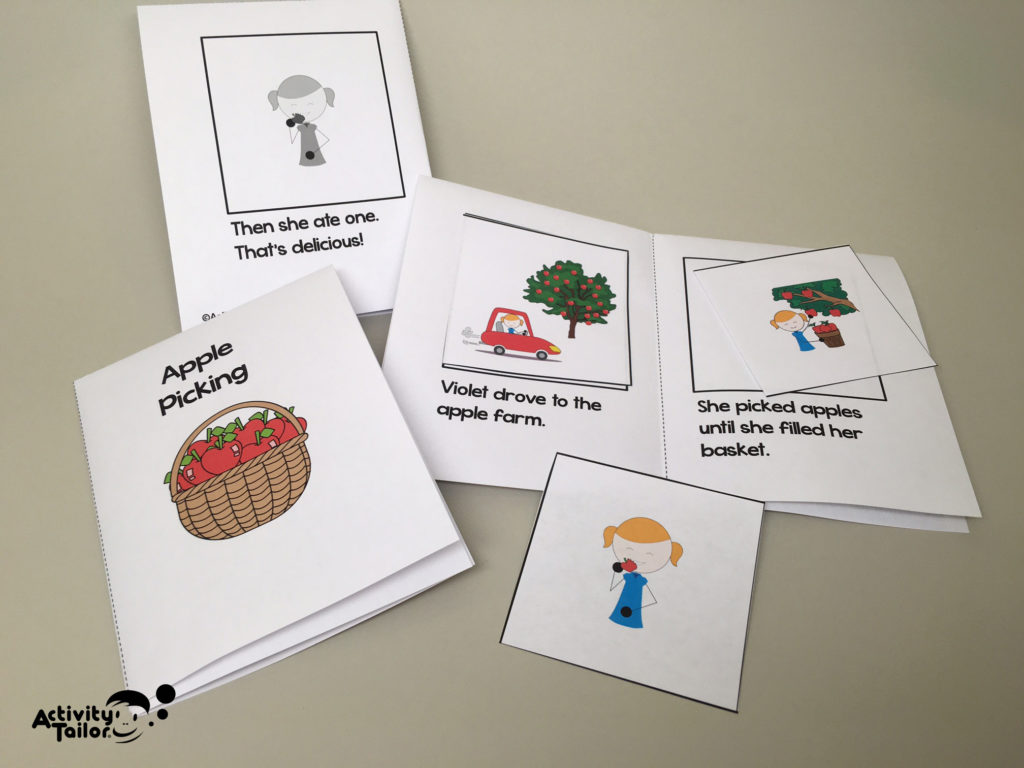 Sequencing Mini-books with an Apple Picking themed FREEBIE! - Activity ...