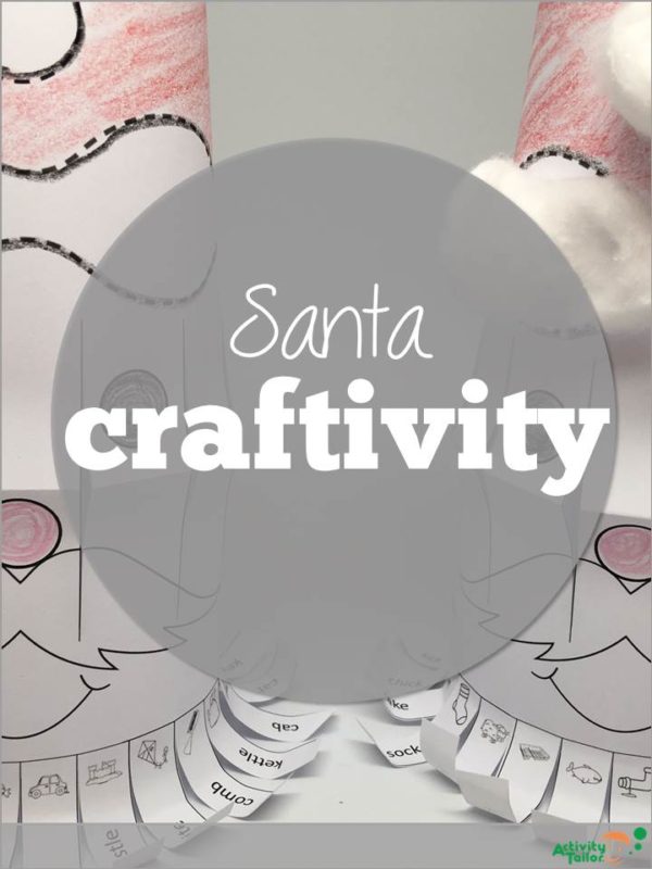 No Prep, No Mess Santa Craftivity - Activity Tailor