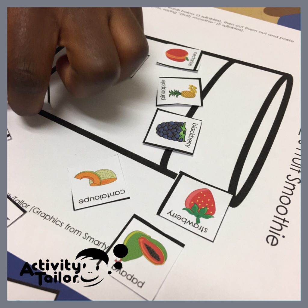 Therapy Roundup-Keys, Smoothies and Mittens - Activity Tailor