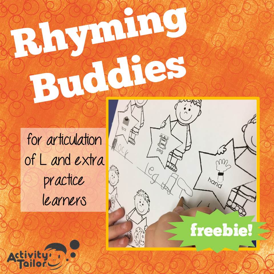 How (and Why) to Teach Rhyming plus a Freebie! - Activity Tailor