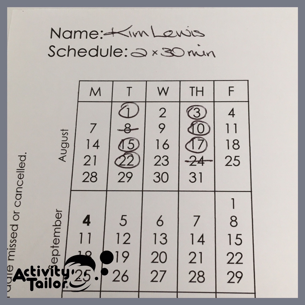 Attendance and Data Collection Freebie 2017-18 - Activity Tailor