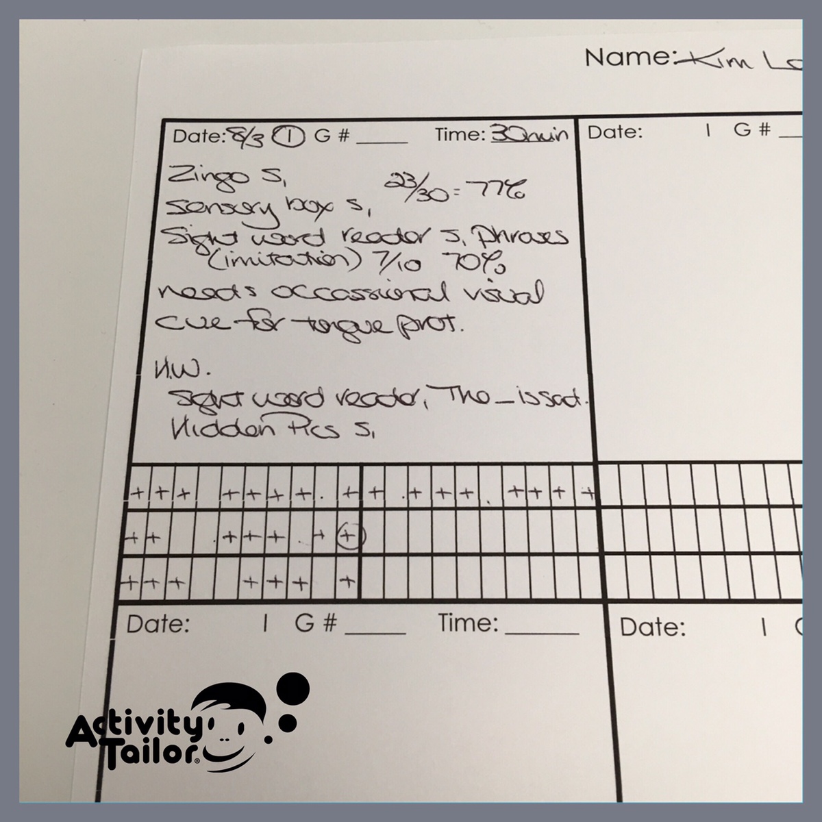 Attendance and Data Collection Freebie 2017-18 - Activity Tailor