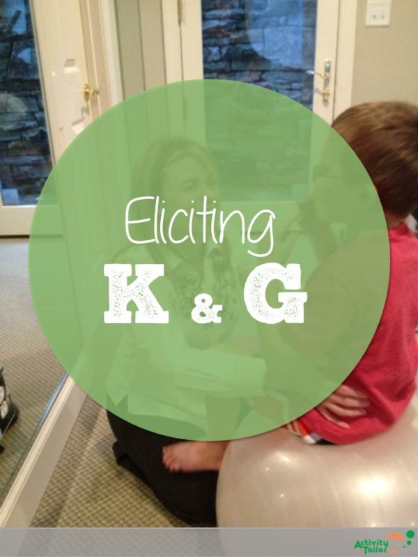 Eliciting K and G - Activity Tailor