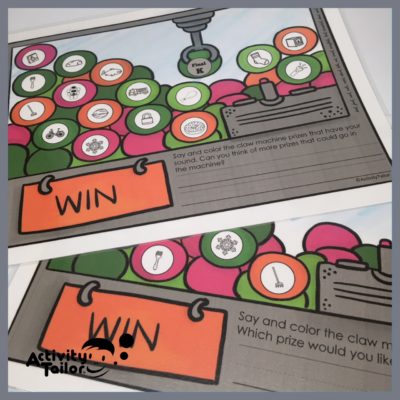 Claw Machine Articulation and Phonemic Awareness Skills - Activity Tailor