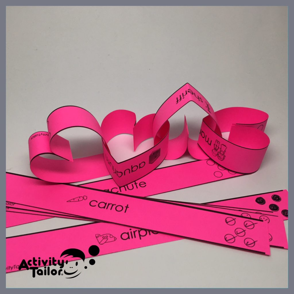 Paper Chains for Articulation - Activity Tailor