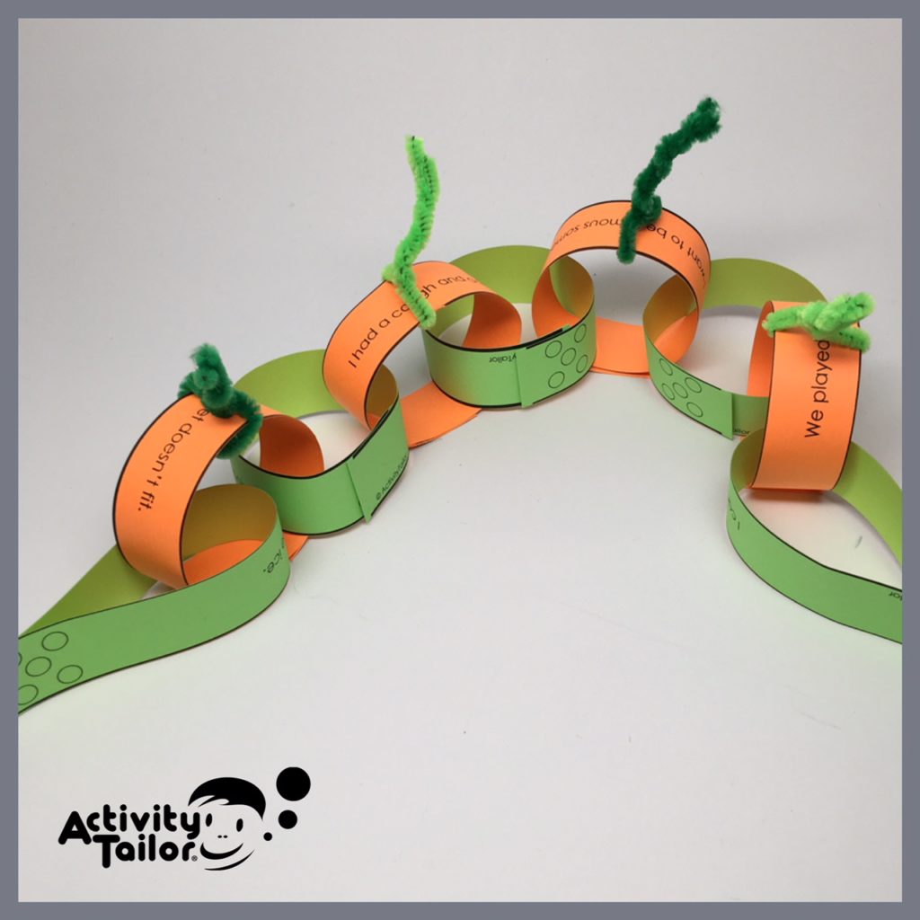 Paper Chains for Articulation - Activity Tailor
