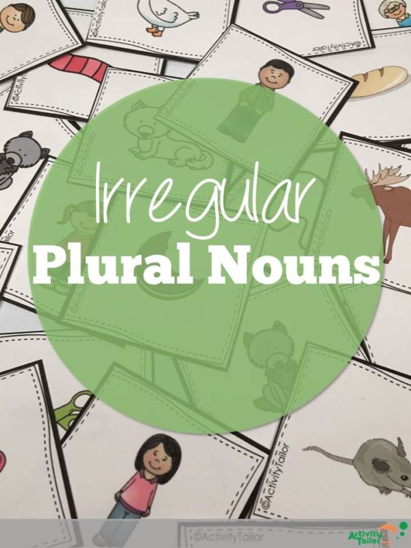 Irregular Plural Nouns - Activity Tailor