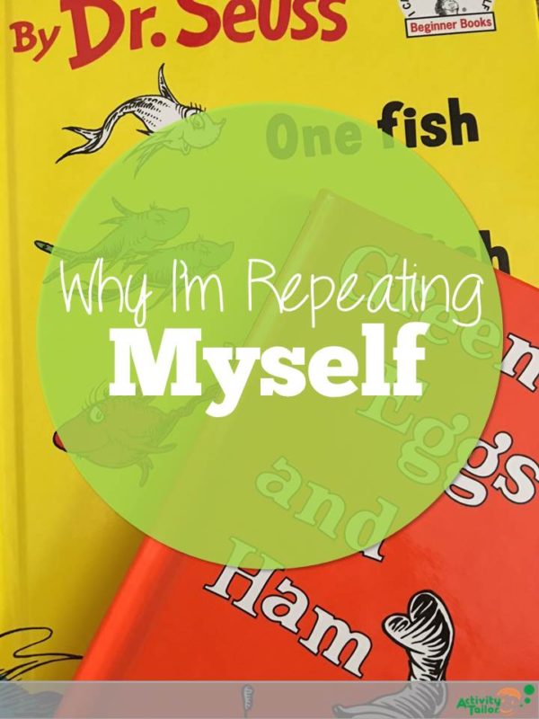 I Keep Repeating Myself - Activity Tailor