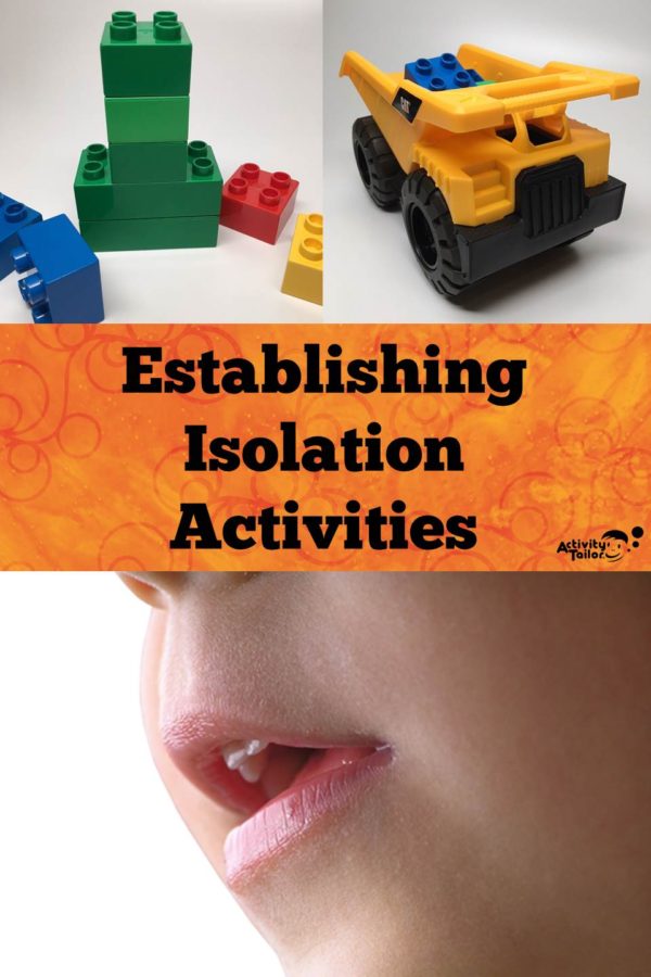 Establishing Isolated Sounds in Speech Therapy - Activity Tailor