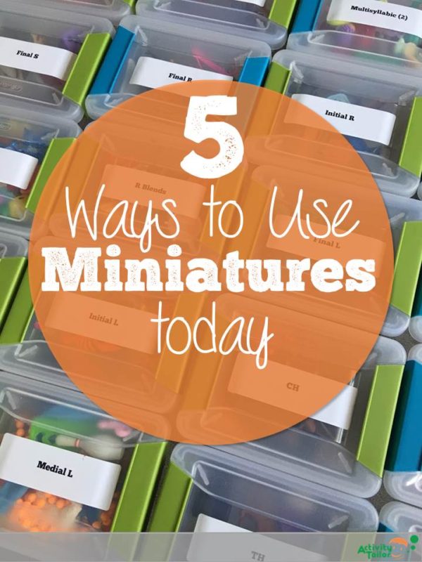 5 Quick Ways to Use Miniatures in Speech Today! - Activity Tailor