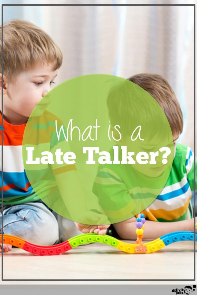 Is My Child a Late Talker? - Activity Tailor