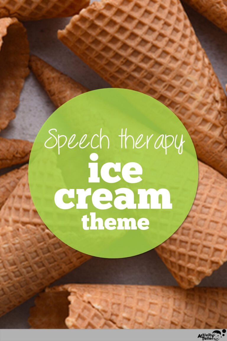 The BEST ways to use ice cream in language therapy! - Activity Tailor