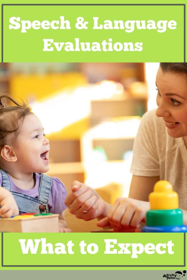What to expect from a speech and language evaluation - Activity Tailor