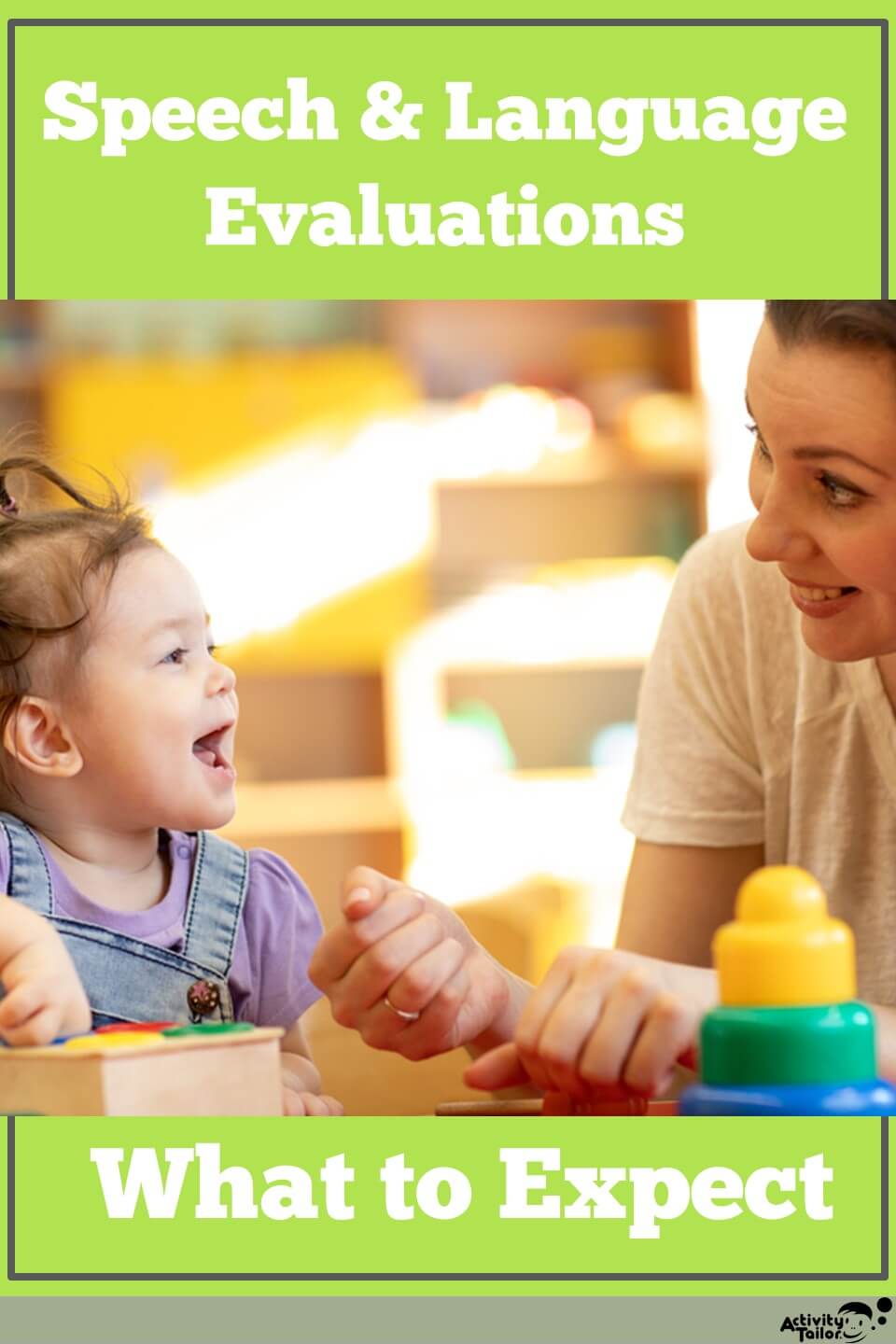 What to expect from a speech and language evaluation - Activity Tailor