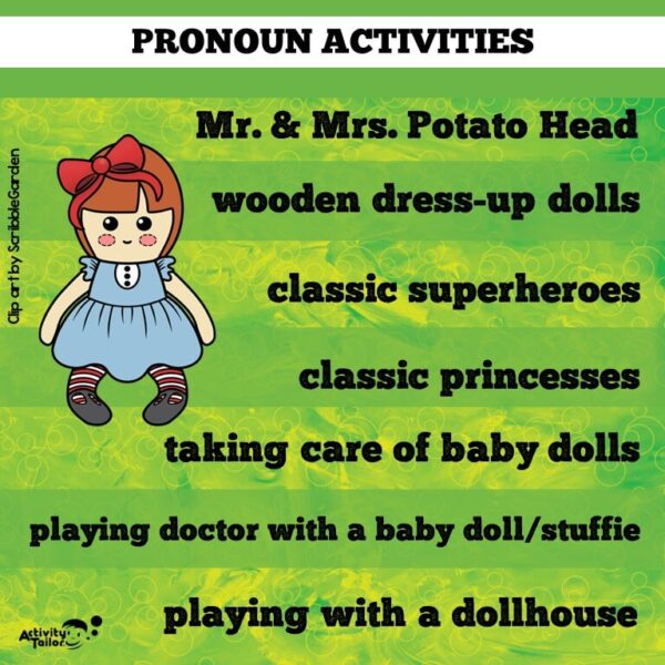 How to Effectively Teach Pronouns in Speech Therapy - Activity Tailor