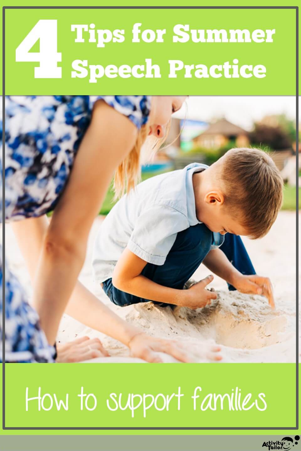 4 PRACTICAL Tips to Share with Caregivers for Summer Speech Success ...