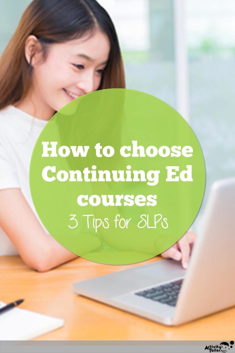 Blog for SLPs - Activity Tailor